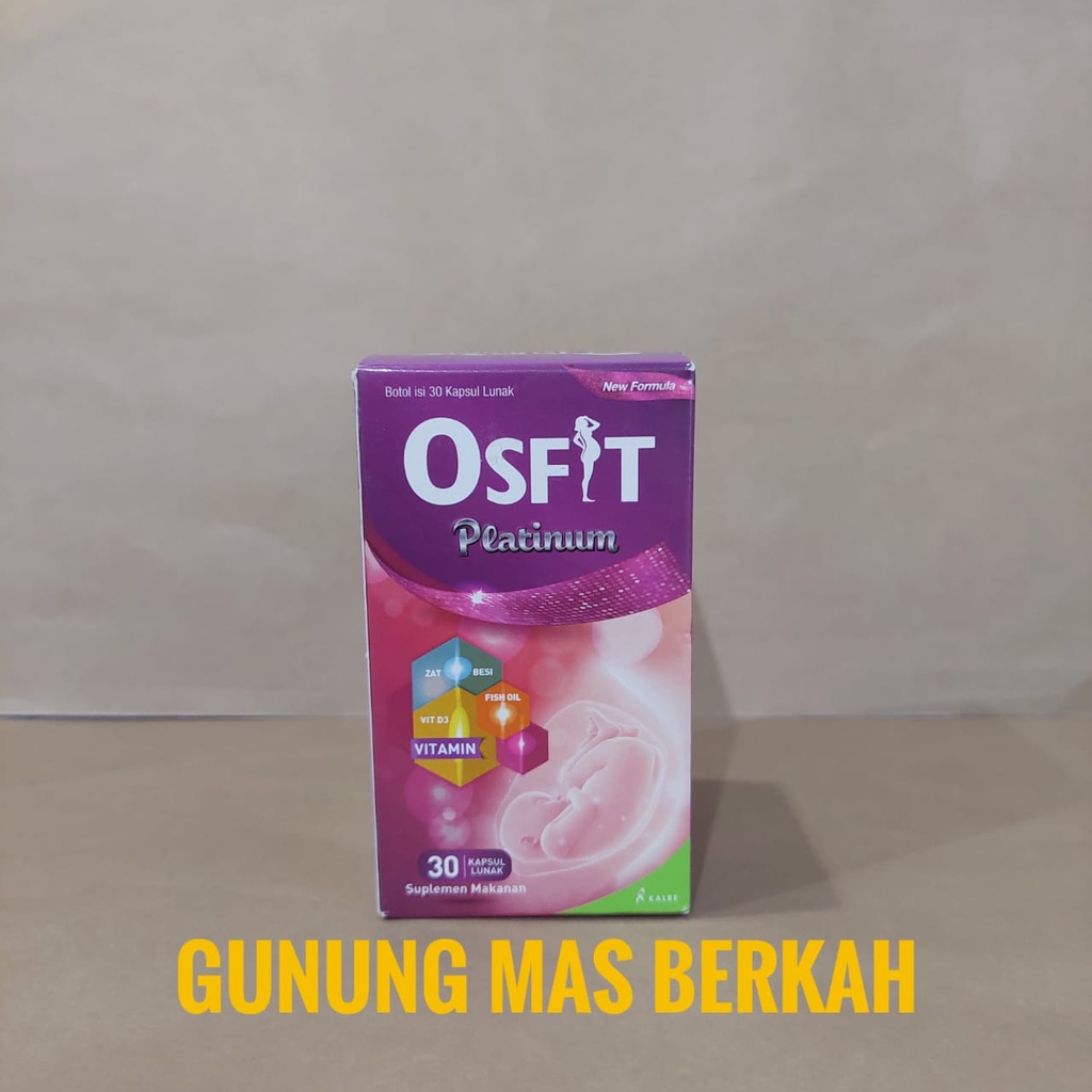 Jual OSFIT osfit osvit Osfit Platinum isi 30 kapsul -Suplemen ...