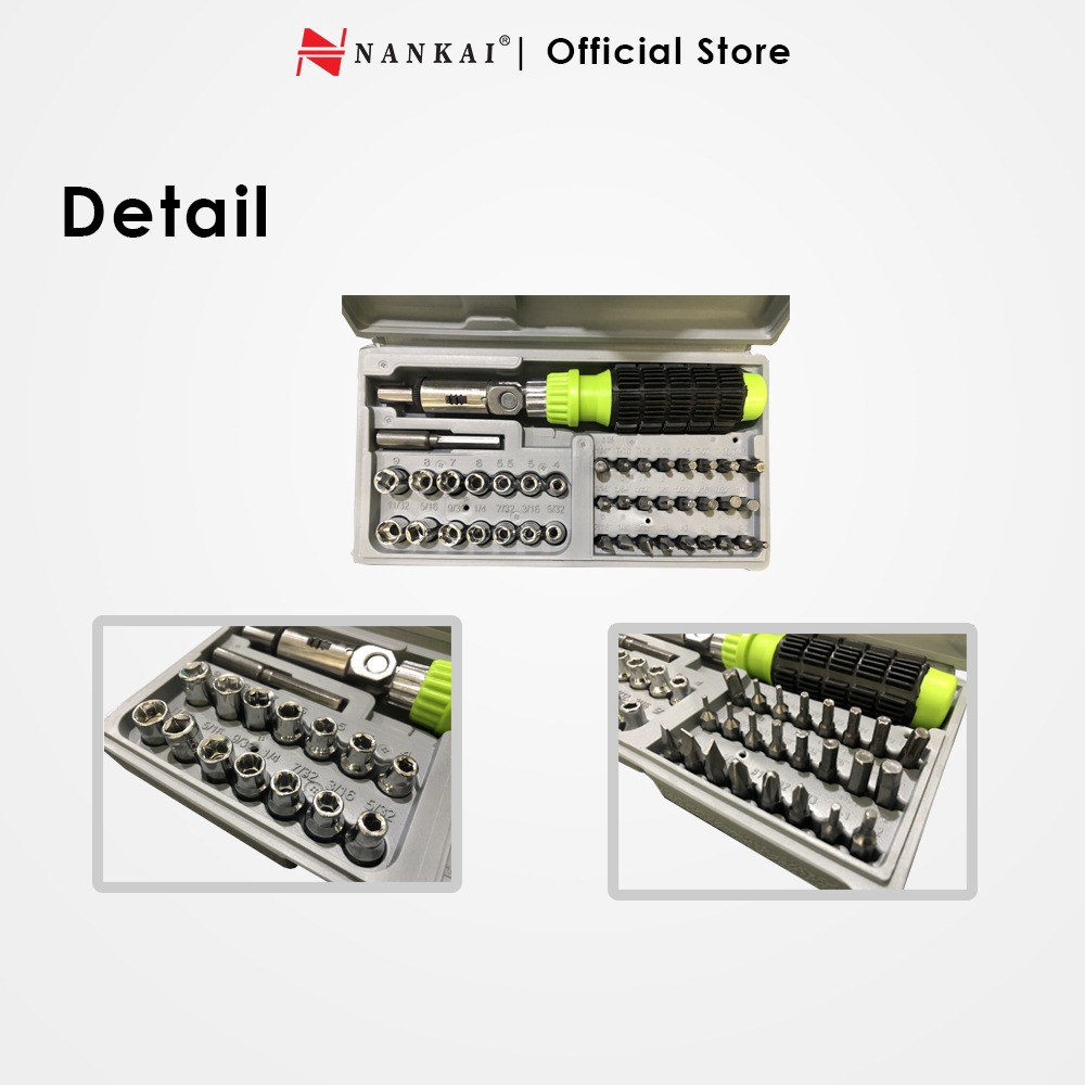 Jual Obeng Socket 41 Pcs Nankai | Shopee Indonesia