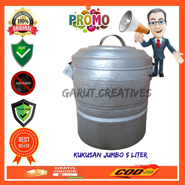 Jual Panci Kukus Jumbo Tebal dan Awet Asli Garut Kukusan Jumbo ...