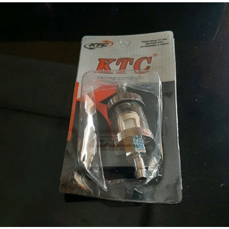 Jual saringan bensin Filter bensin KTC Racing Model kaca RX king Mio Beat Vario Tiger Jupiter ...