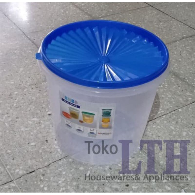 Jual TOPLES PLASTIK 5 LITER KOMET STAR WADAH KERUPUK PEYEK KUE PERMEN SIROP JUMBO SEALWARE 5L ...