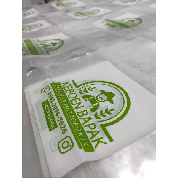 Jual plastik sablon kemasan sayuran hidroponik | Shopee Indonesia