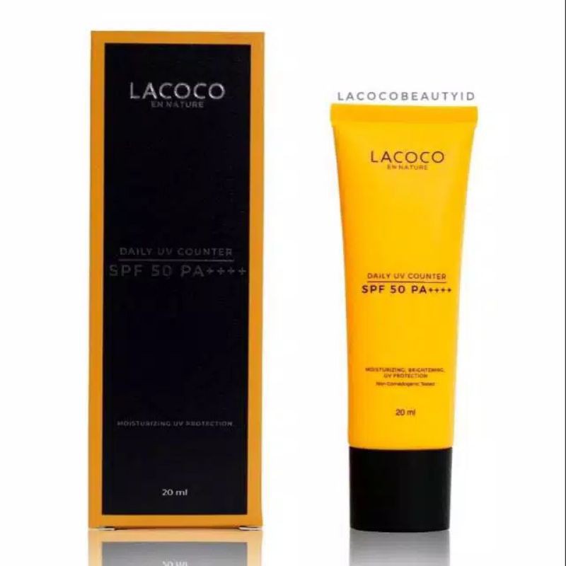Jual DAILY UV COUNTER SPF 50 PA++ / LACOCO EN NATURE / SUNSCREEN / ORI ...