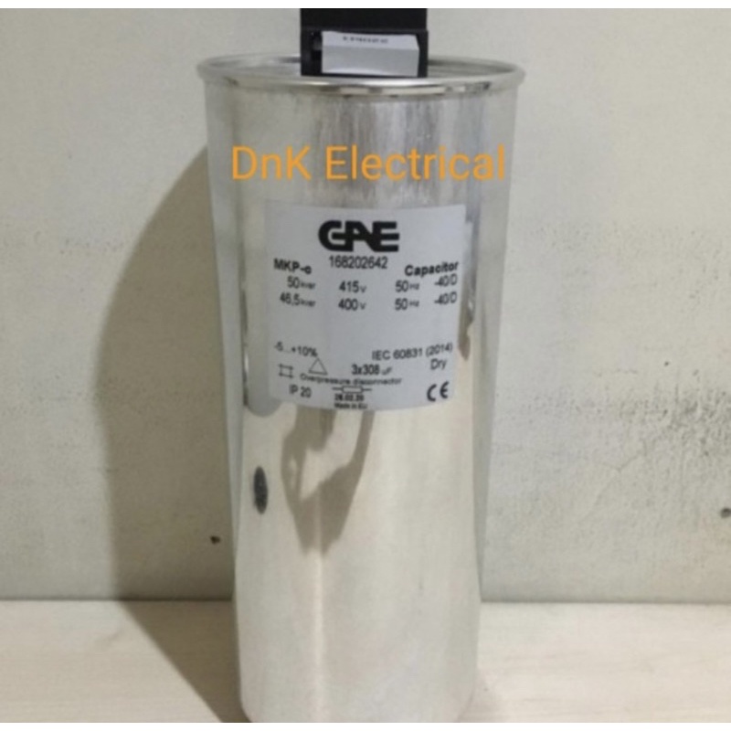 Jual Capacitor/Kapasitor/Capasitor GAE 3Phase MKP-c Eco//MKPC 50kvar 415V | Shopee Indonesia