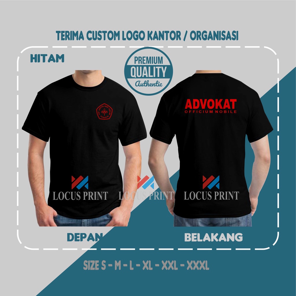 Jual Tshirt Kaos PERADIN Persatuan Advokat Indonesia Lawyer Pengacara ...