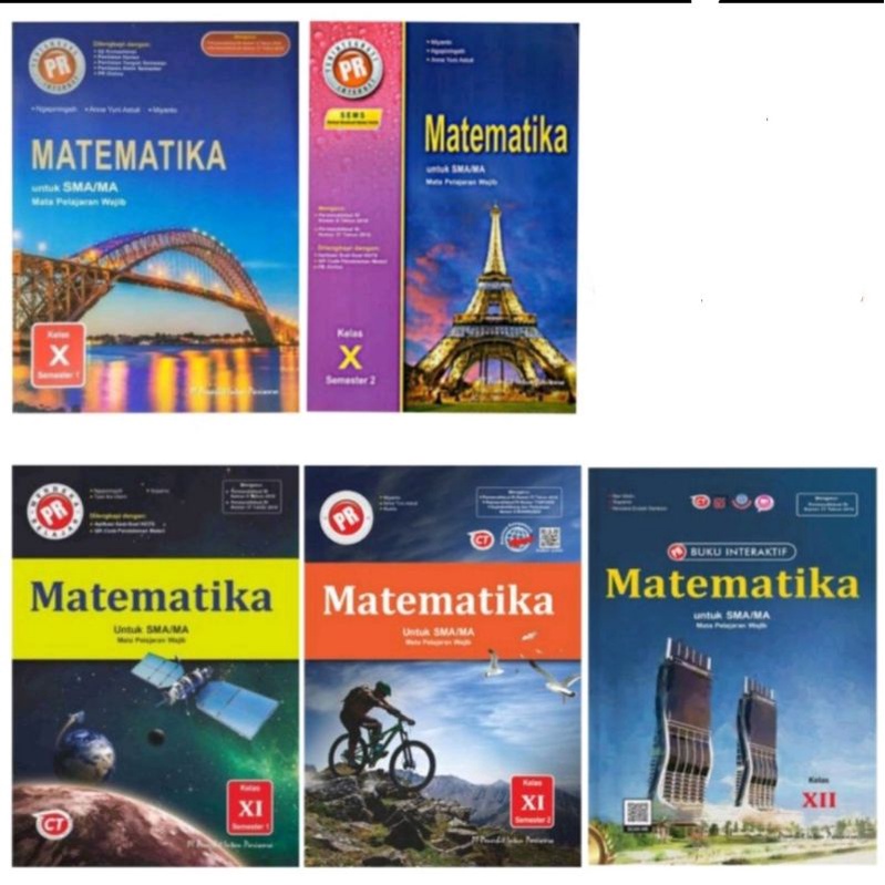 Jual Buku PR Intan Pariwara Matematika Wajib dan Peminatan SMA/MA Kelas 10/ 11 / 12 semester 1 ...
