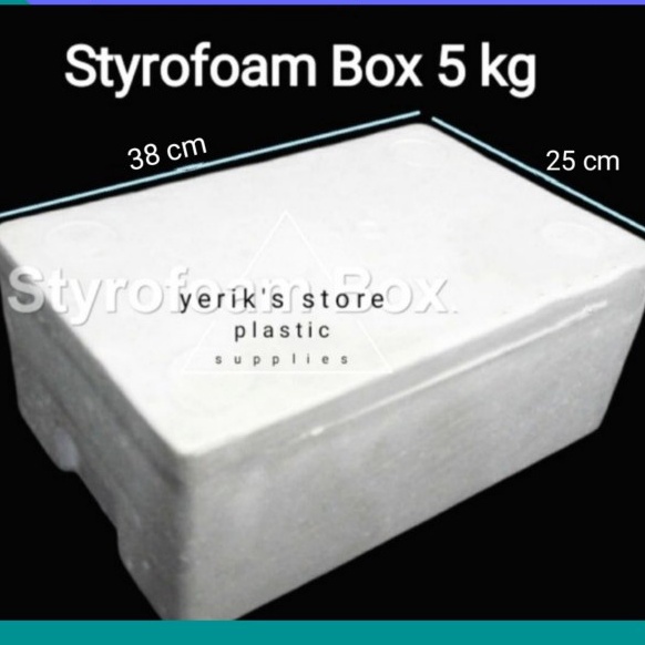 Jual Kotak Sterofoam / Box Ikan / Styrofoam Box 5 L (GOJEK/GRAB ONLY ...