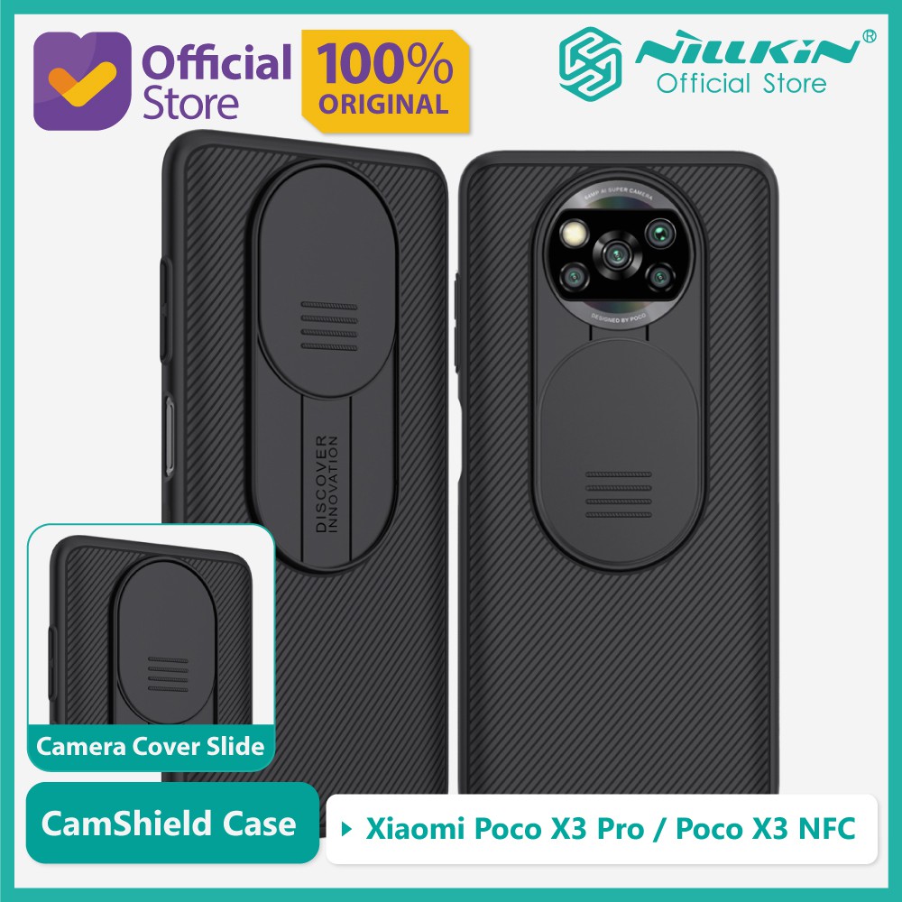 Jual Case Xiaomi Poco X3 Pro / NFC Nillkin CamShield Camera Cover Slide ...