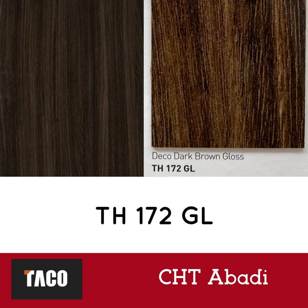 Jual TACO HPL Deco Dark Brown Gloss TH 172 GL (HARGA BELUM TERMASUK ...