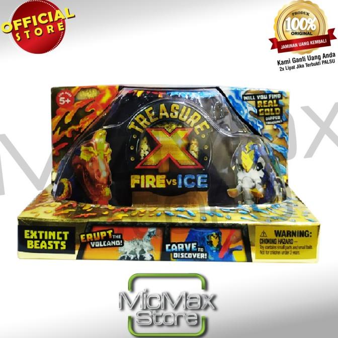 Jual Treasure X Fire vs Ice Extinct Beasts Series 4 New Versi 2020 MS ...
