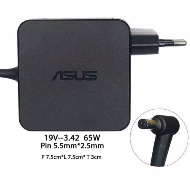 Jual adaptor charger casan laptop asus X455L X450 X450C X451C X450L 19v 3.42A ORI | Shopee Indonesia