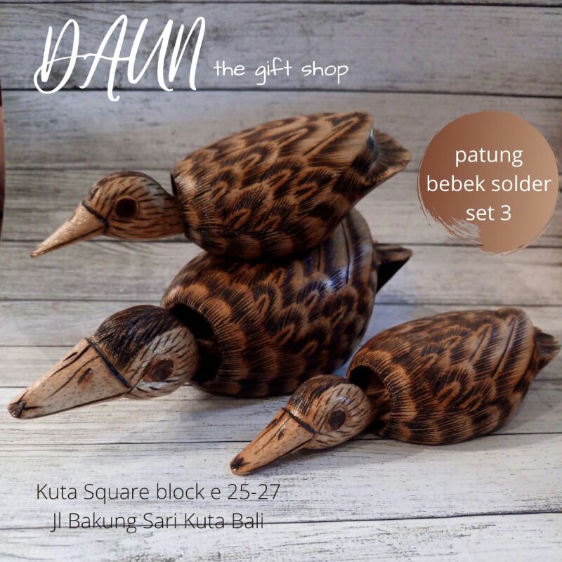 Jual PATUNG BEBEK SOLDER SET 3 (03-3642) DEKORASI PAJANGAN RUMAH ...