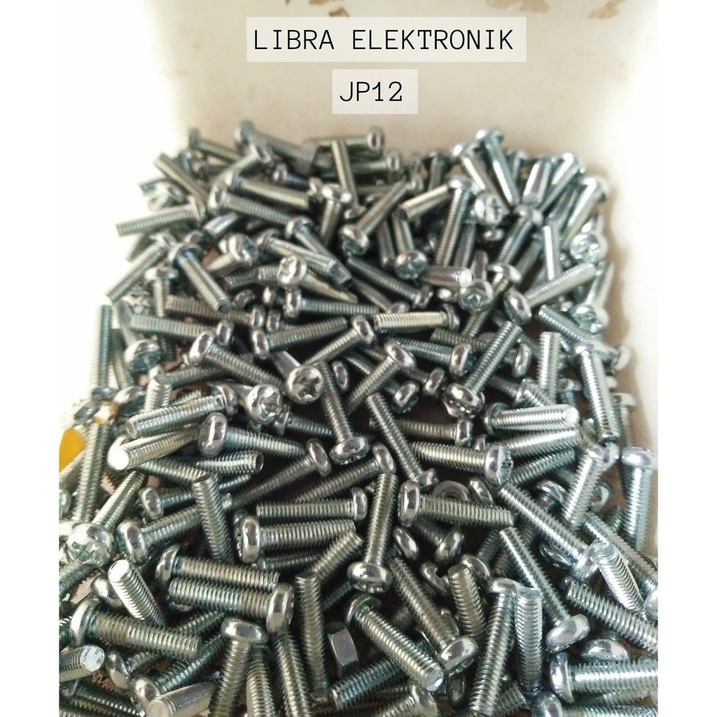 Jual Baut Mur Ukuran 3mm X 12mm | Shopee Indonesia