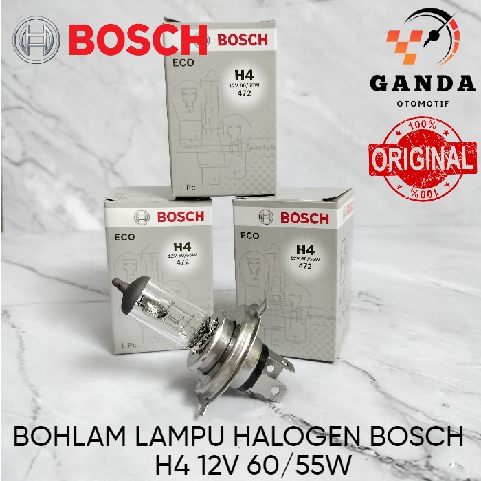 Jual BOHLAM LAMPU HALOGEN BOSCH H4 60/55W ORIGINAL LAMPU UTAMA MOBIL | Shopee Indonesia
