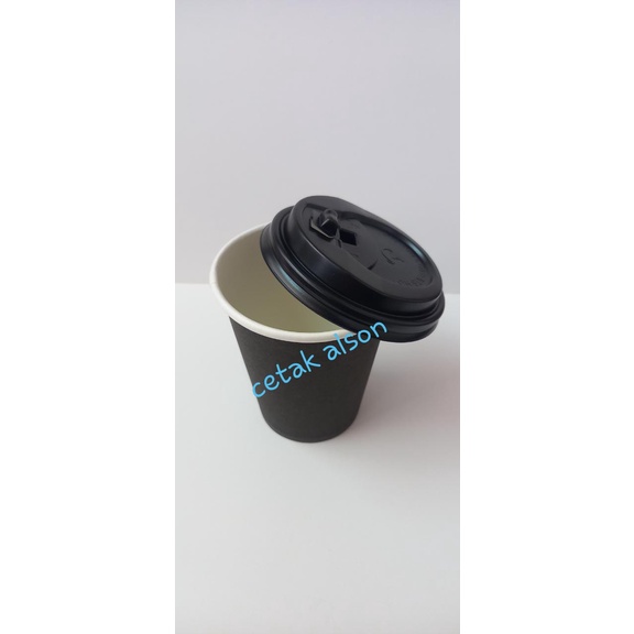 Jual Paper Cup / Gelas Kertas 8 oz + LID / Tutup Paper (Redy) | Shopee Indonesia