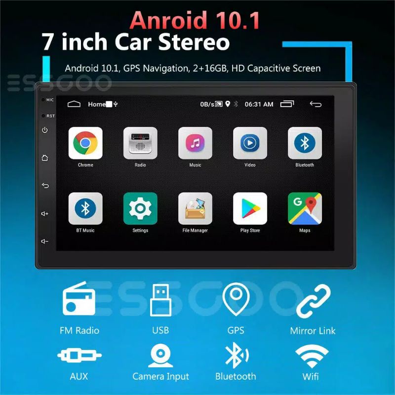 Jual Double Din Android 7 inchi 2G/16G | Shopee Indonesia