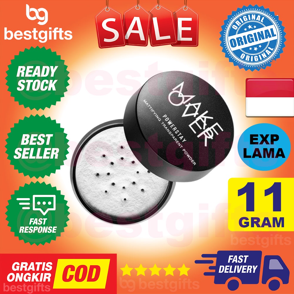 Jual MAKE OVER MAKEOVER POWERSTAY MATTIFYING TRANSPARENT POWDER KONTROL ...