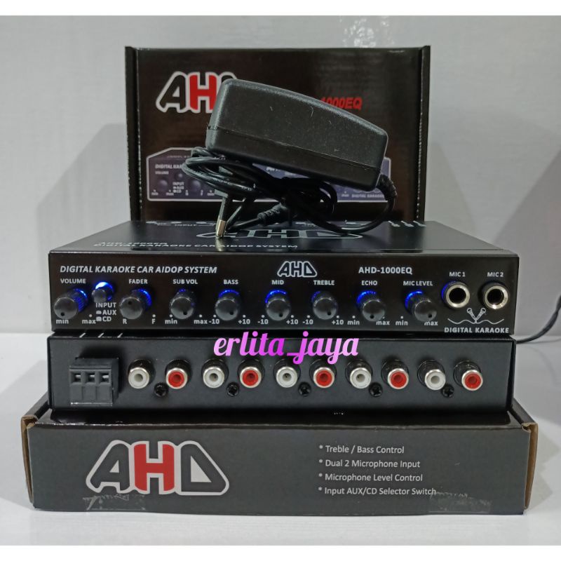 Jual Parametrik Equalizer AHD-1000EQ Bonus Adaptor 12 Volt yg sdh ...