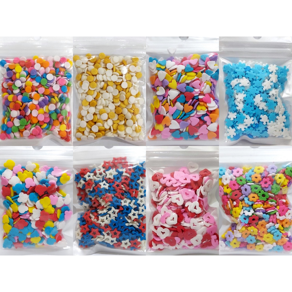 Jual Sprinkle Spikel Trimit Aneka Bentuk & Warna 20gr – Topping Cake ...