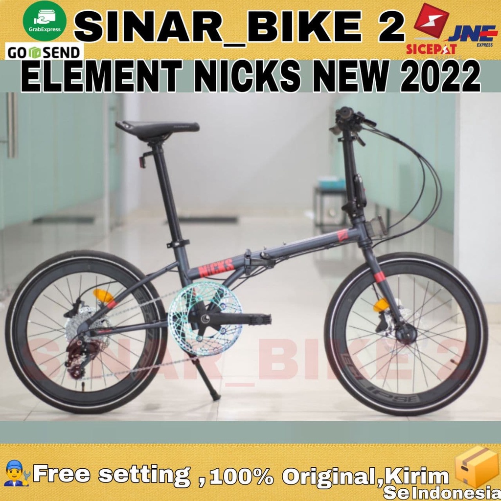 Jual Sepeda Lipat 20 Inch ELEMENT NICK NEW 2022 | Shopee Indonesia