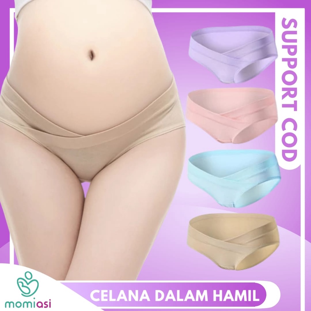 Jual Momiasi - Celana Dalam Cd Hamil Wanita Bumil Jumbo Big Katun Maternity Panty Low Waist ...