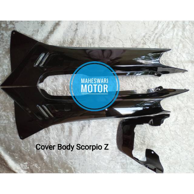 Jual Cover Body Belakang Yamaha Scorpio Z Hitam. | Shopee Indonesia