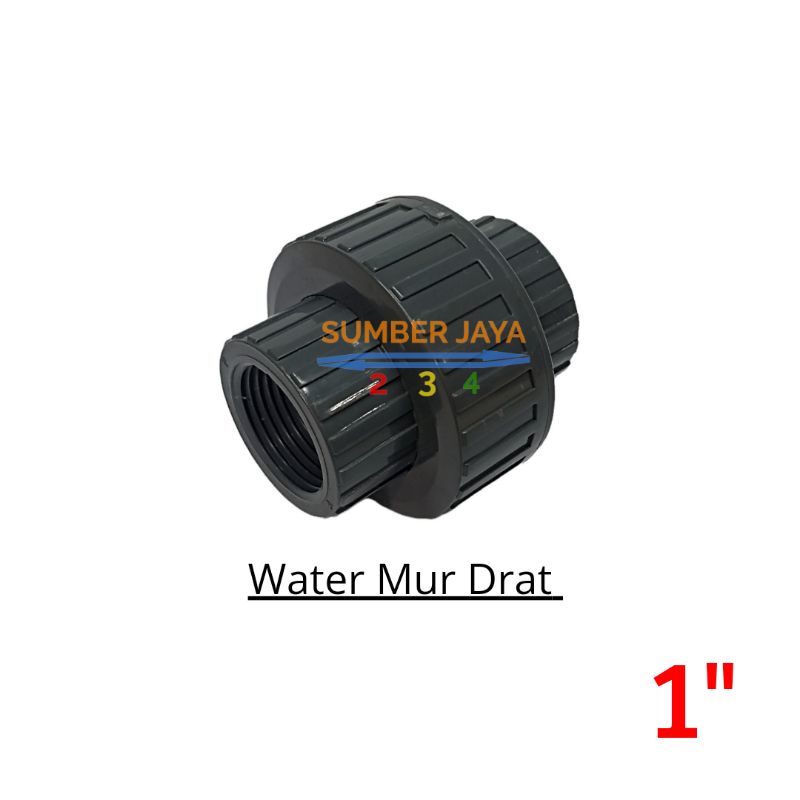 Jual Water Mur drat dalam 1inch / Watermur/Watermor TERMURAH | Shopee ...