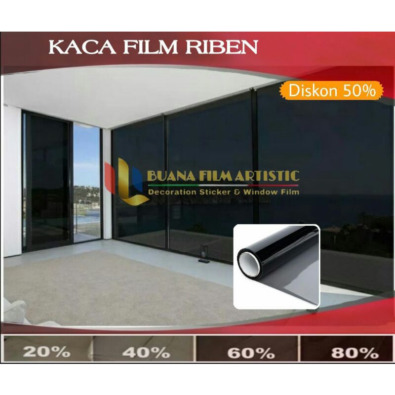 Jual KACA FILM ANTI PANAS kaca film jendela rumah kaca film hitam stiker kaca film kaca film ...