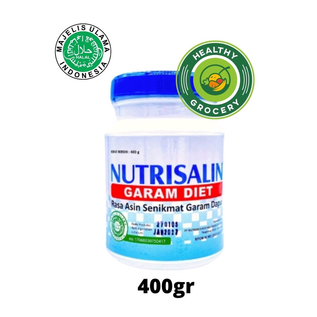 Jual Nutrisalin Garam Diet 400gr / Garem Sehat | Shopee Indonesia