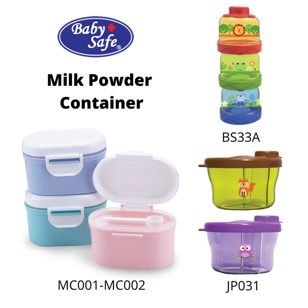 Jual BABYSAFE MURAH TEMPAT SUSU MILK POWDER CONTAINER TEMPAT SNACK BAYI ...