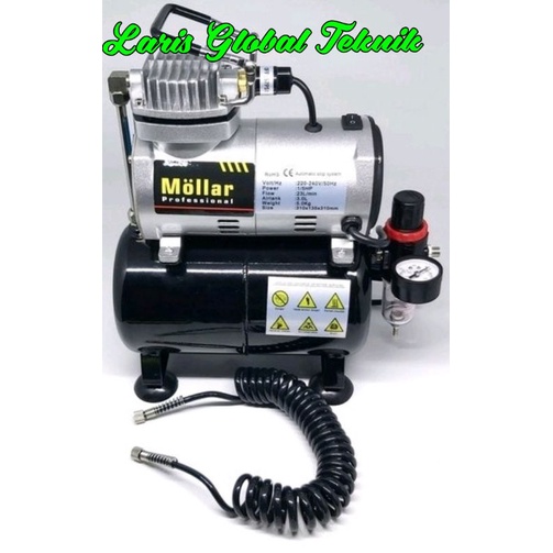 Jual Mollar Mini Compressor - airbrush kompresor | Shopee Indonesia