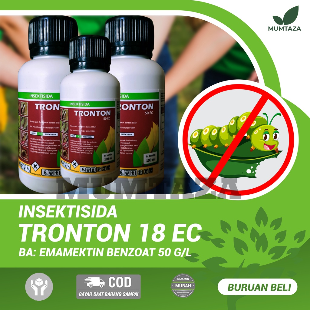 Jual Insektisida TRONTON 50 EC 100 ML (Bahan Aktif Emamektin Benzoat 50 ...