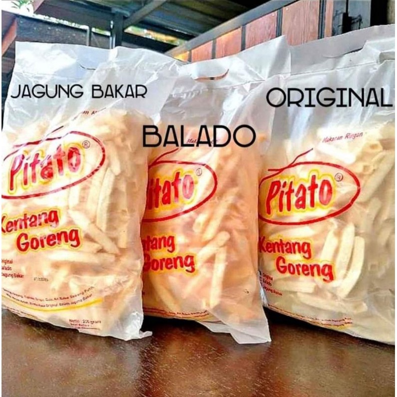 Jual PITATO KRIPIK KENTANG 250 GRAM | Shopee Indonesia
