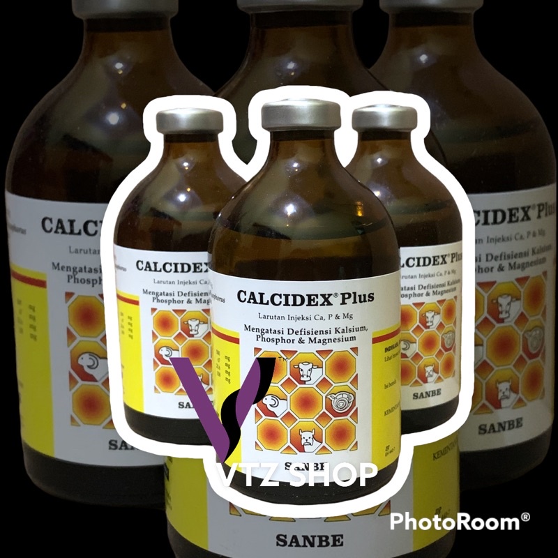 Jual Calcidex Plus Inj 100 mL SANBE (Obat lumpuh sapi dan domba ...