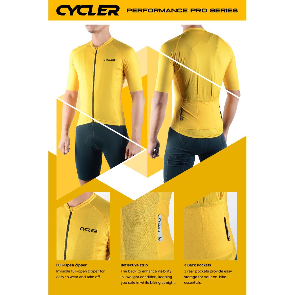 Jual JERSEY SEPEDA XC ROADBIKE CYCLER OPTIMUS YELLOW | Shopee Indonesia