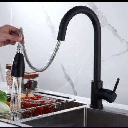 Jual Kran Sink Tarik Stainless SUS304 / Kran Pantry Cuci Piring / Kran ...