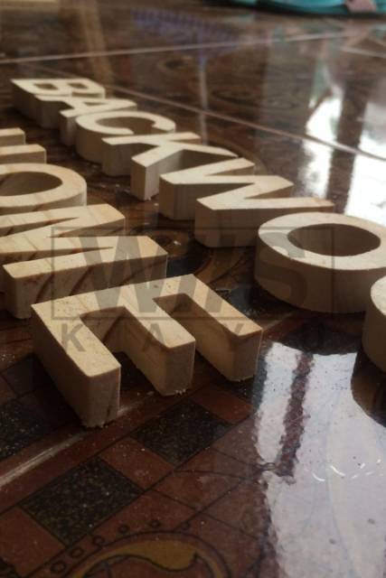 Jual (PROMO) HURUF TIMBUL KAYU | HURUF TIMBUL KAYU CUSTOM DEKORASI ...