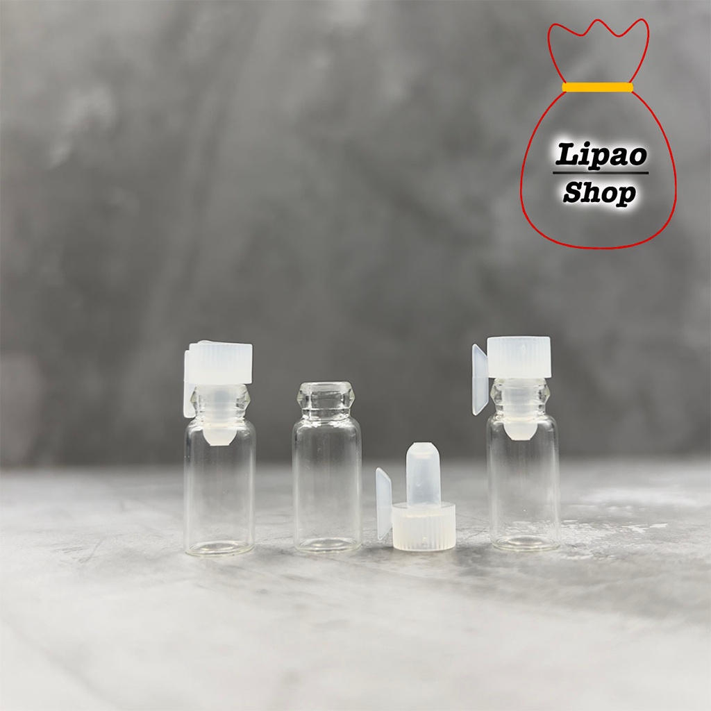 Jual Vial 0,5ml Botol Kaca Tester Sample Parfum Minyak Wangi Oles Stik ...