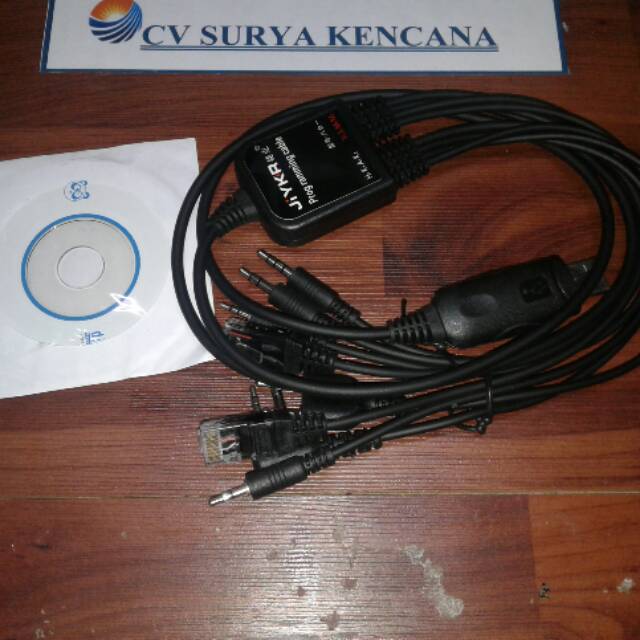 Jual KABEL PROGRAM 8 IN 1 USB PROGRAMMING HT DAN RIG UNIVERSAL MOTOROLA ...