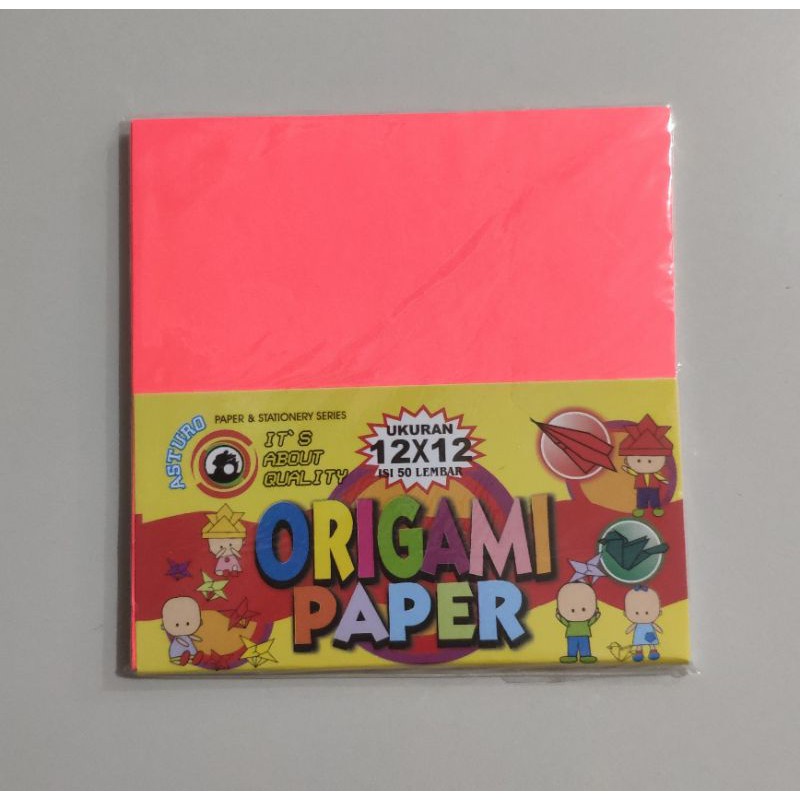 Jual Kertas Lipat Origami ASTURO 12x12 | Shopee Indonesia
