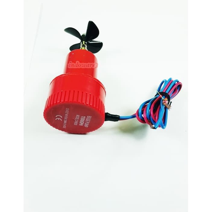 Jual Jual waterproof dc motor 12volt diy rov ROV dengan baling 4 daun ...