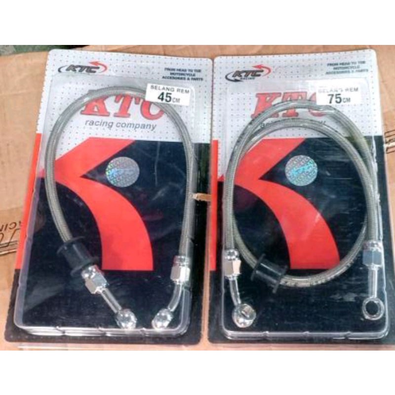 Jual SELANG REM DEPAN KTC ORIGINAL 75 CM 92 CM NMAX OLD NMAX NEW AEROX LEXI PCX SELANG REM KTC ...