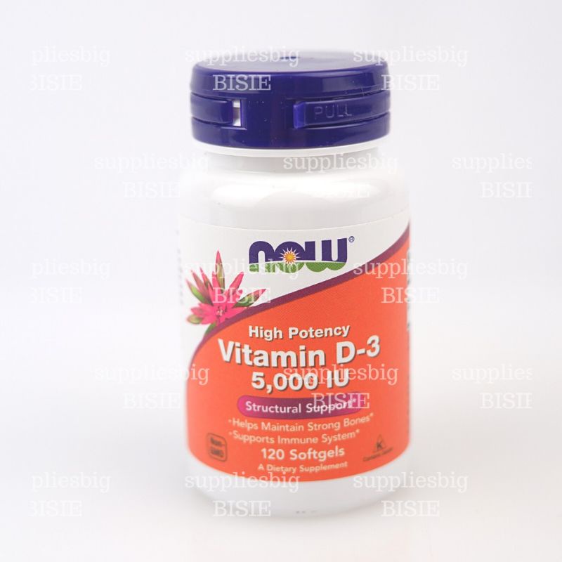 Jual NOW VITAMIN D3 5000iu ASLI - TRUSTED SELLER 100% ORIGINAL PRODUK ...