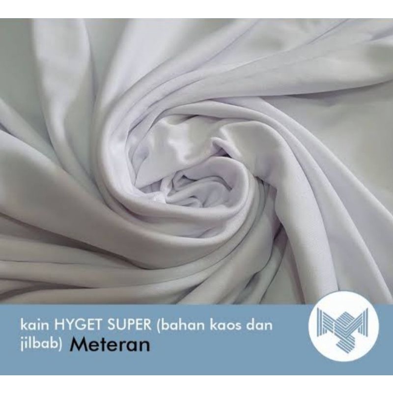 Jual (COD) bahan kain furing kaos Hyget/ kain kaos hyget super / cocok ...