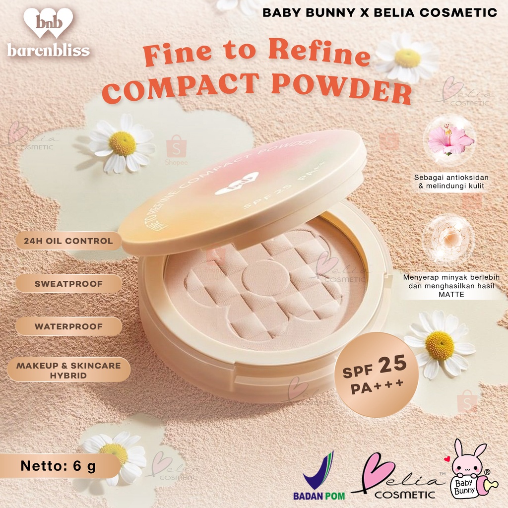 Jual BELIA BNB barenbliss Korean Bloomatte Fine to Refine Compact ...