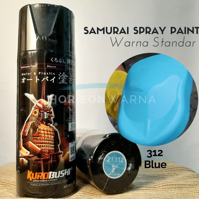 Jual Pilox Cat semprot SAMURAI PAINT - BLUE 312 | Shopee Indonesia
