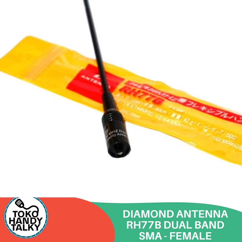 Jual ANTENNA RH77B RH-77B RH 77B SMA FEMALE DUAL BAND ANTENA HT FIRTSCOM WEIERWEI VOXTER KENWOOD ...