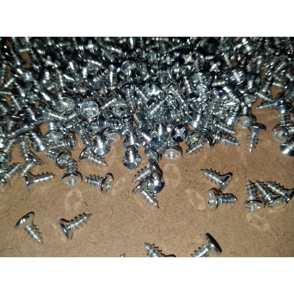 Jual baut bingkai sekrup skrup pigura 5 dan 6 mm 100 pcs papan mdf 6mm ...