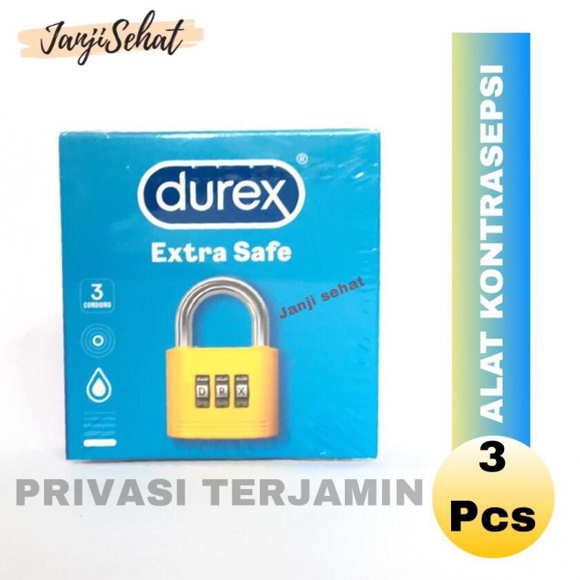 Jual Kondom Durex Extra Safe isi 3pc | Shopee Indonesia