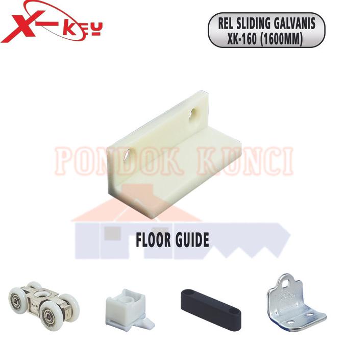 Jual Track/Rel Sliding Galvanis X-Key 160 Max.80Kg (Komplit Set) | Shopee Indonesia